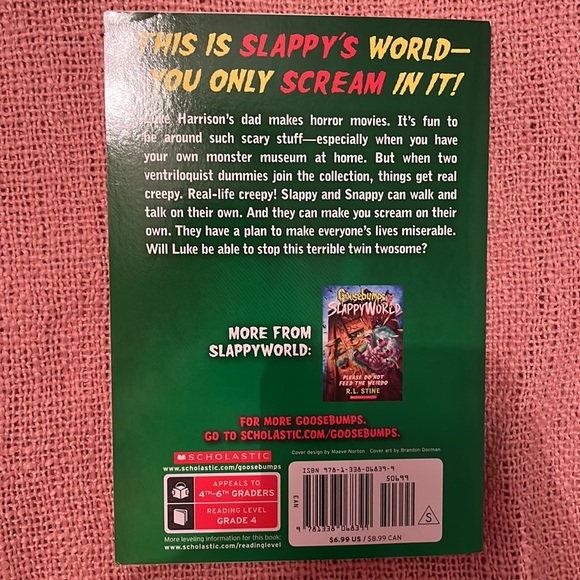 Scholastic | Toys | Goosebumps Night Of The Living Dummy Slappyworld ...